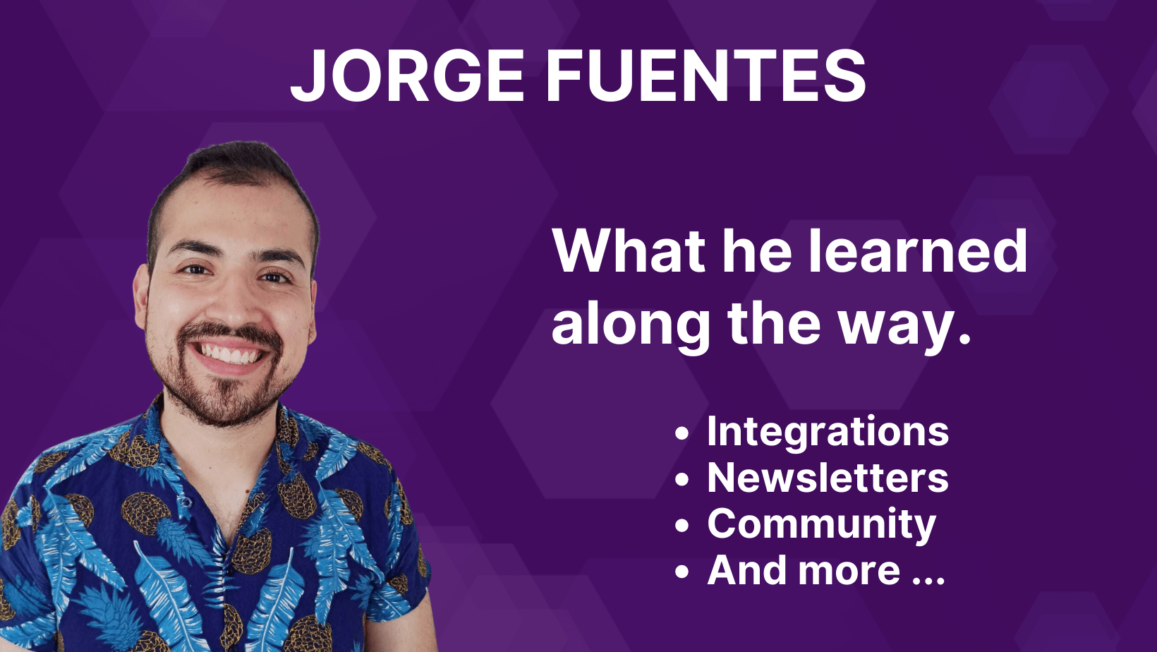 What Jorge learned: Microsoft Dynamics, newsletters, & community