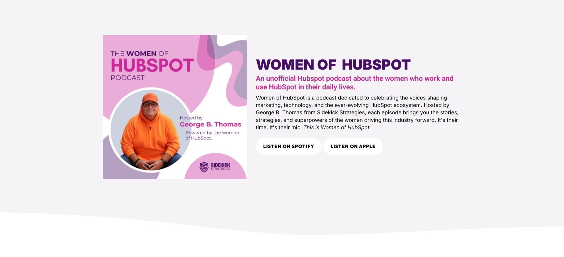 Women of HubSpot Podcast | Sidekick Strategies